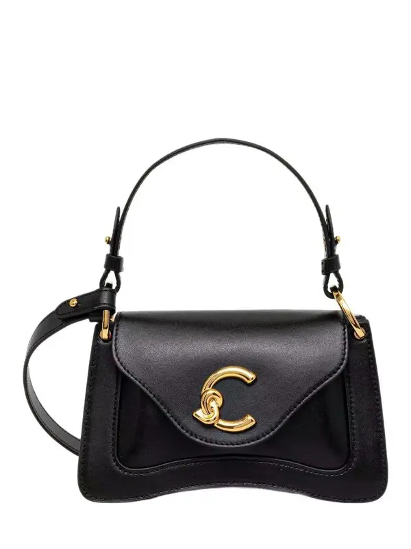 COCCINELLE Logo-plaque Leather Tote Bag - Black