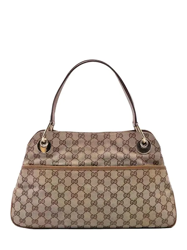 Gucci 2000-2015 Gg Canvas Eclipse Shoulder Bag - Neutrals