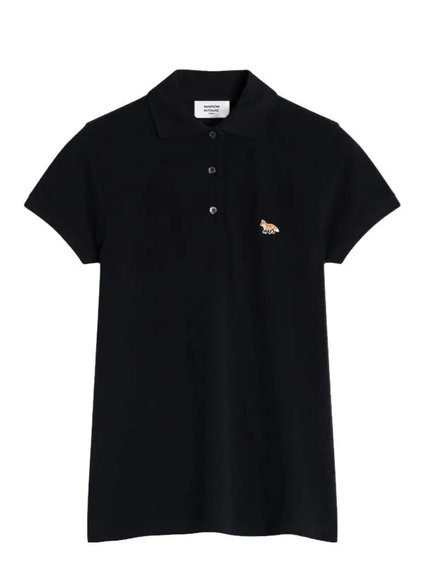 Maison Kitsuné Baby Fox Regular Polo - Black