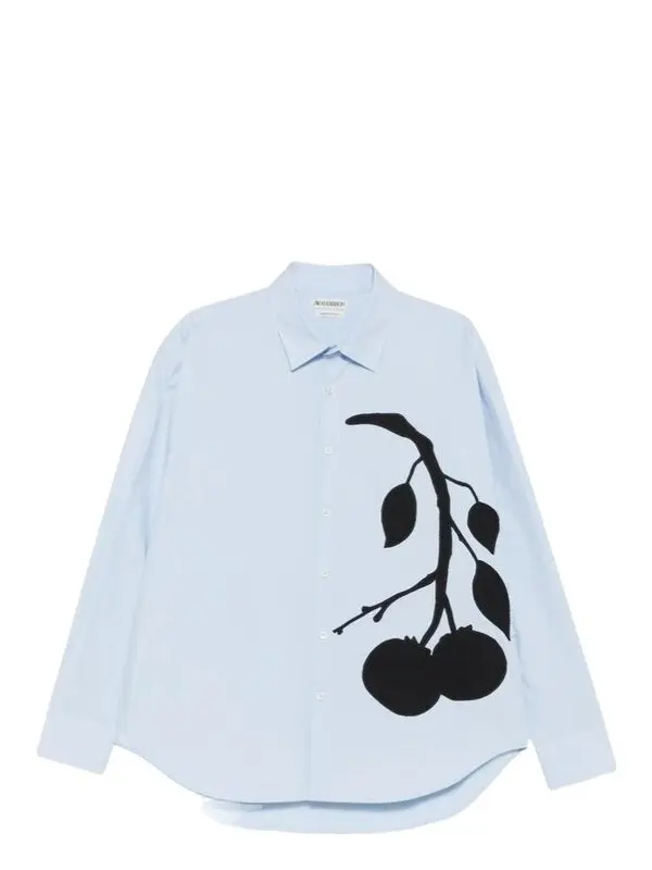 J.W.ANDERSON Persimmon-patch Shirt - Light Blue