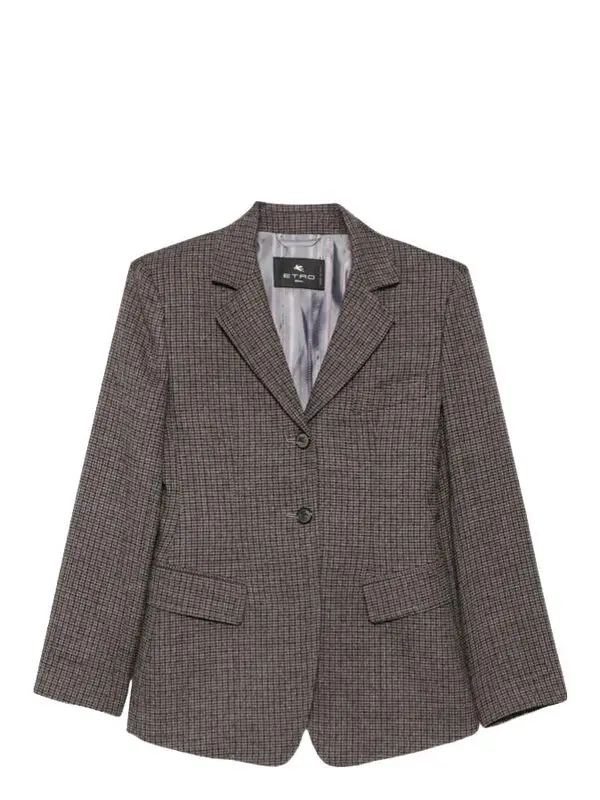 Etro Single-breasted Blazer - Grey