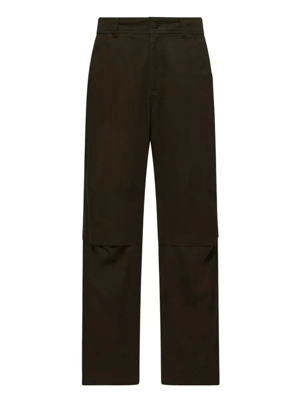 Moncler Casual Trousers With Belt Loops - Black