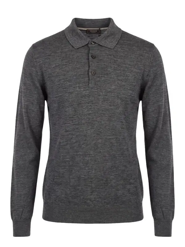 Peserico Long Sleeved Polo Shirt - No