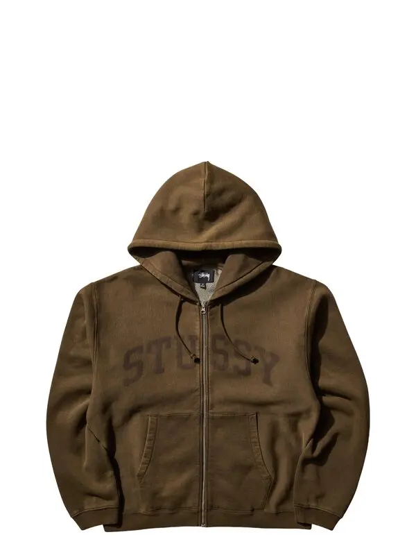 StÜssy Long-sleeved Hoodie - Brown