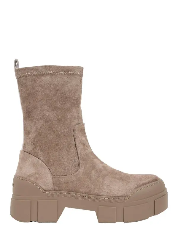 VIC MATIE Platform Ankle Boots - Brown