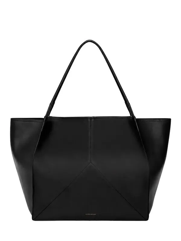 Victoria Beckham Travel Tote Soft Calf Leather - Black