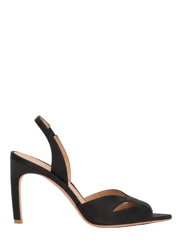 Victoria Beckham Harlow Mask Halter Back 100 Satin - Black