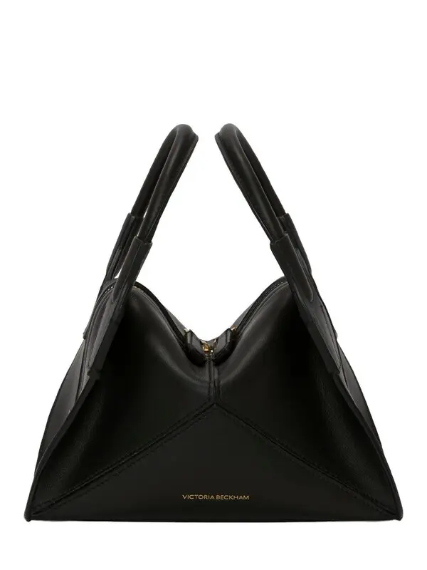 Victoria Beckham Plié Mini Bag Soft Calf Leather - Black