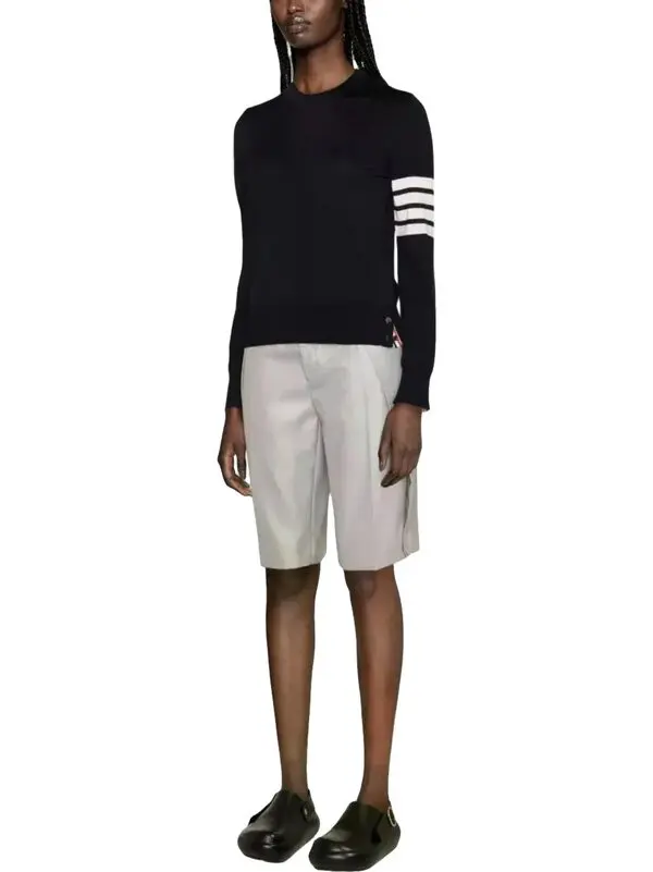 Thom Browne 4-bar Merino Wool Sweater - Blue