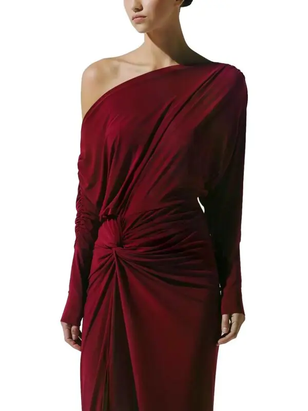 BAOBAB Onda Knot-detail Maxi Dress - Red