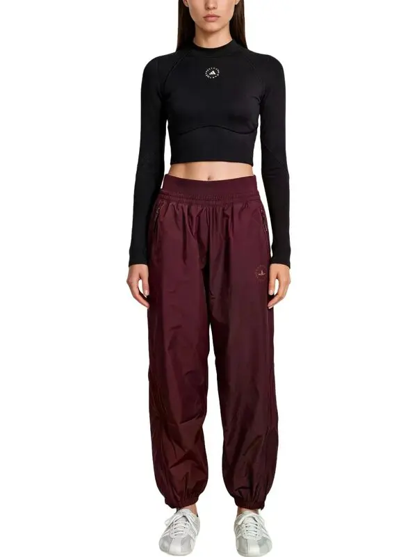Adidas By Stella McCartney Elasticated-cuff Track Pants - Purple