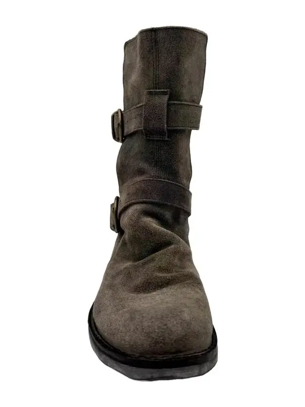 Fiorentini + Baker 713 Suede Buckle-fastening Ankle Boots - Brown