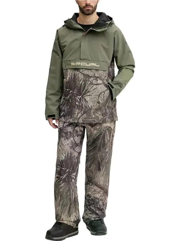 Rip Curl Search Foliage-print Ski Pants - Grey