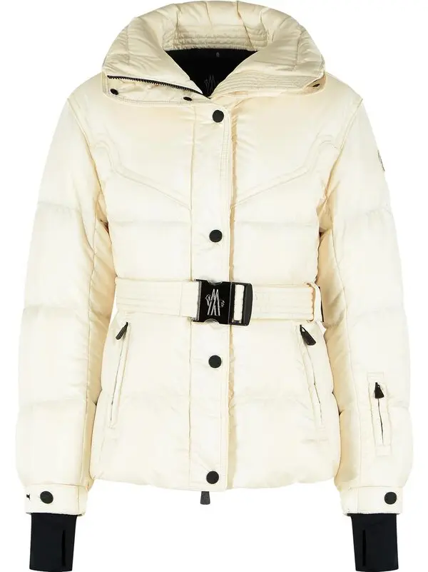 Moncler Karshi' Insulating Ski Jacket In Polyester - White