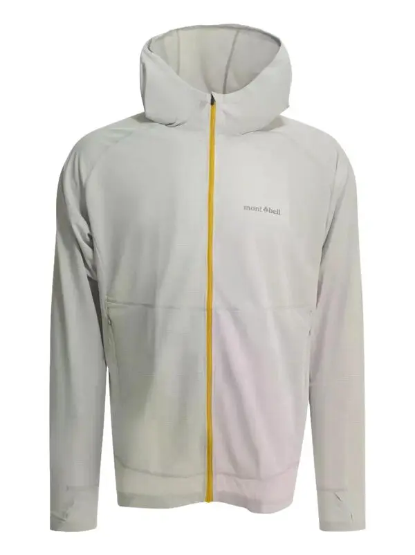 MONTBELL Logo-print Zip-up Coat - Grey