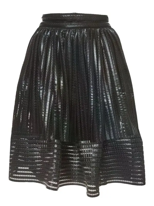 Maje James Flared Skirt - Black