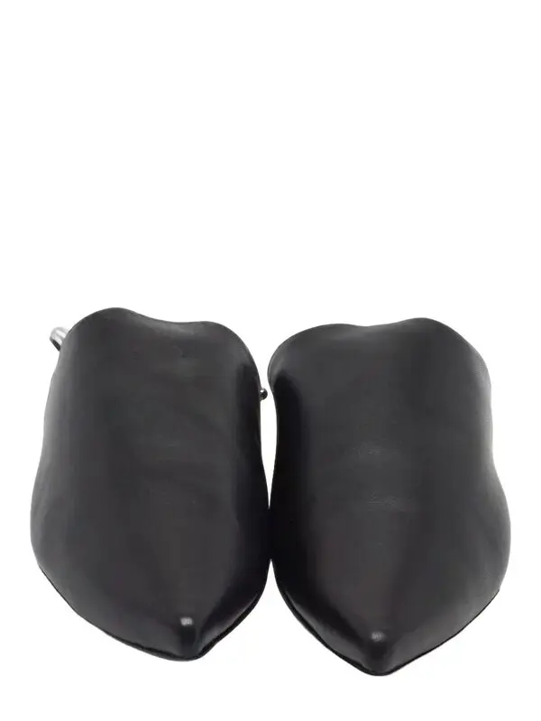 Alaïa La Babouche Ankle-cuff Mules - Black