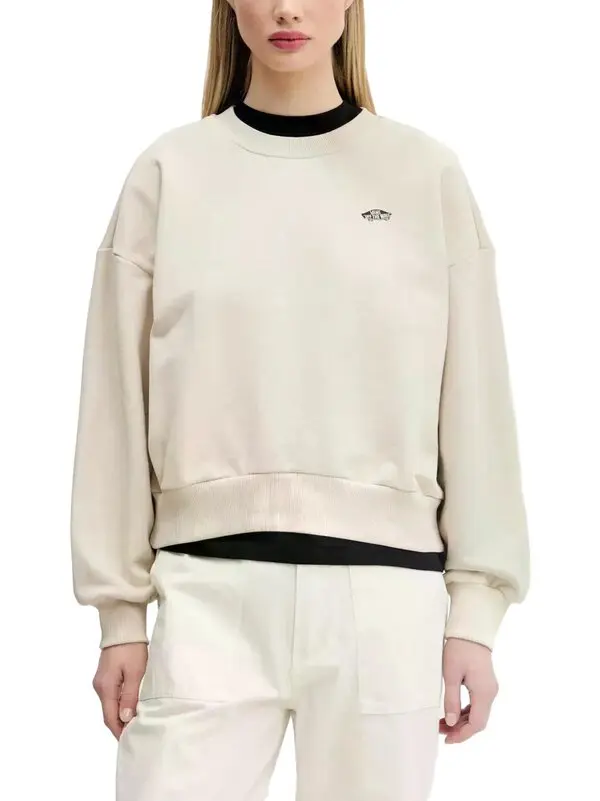 VANS Logo-print Sweatshirt - Neutrals