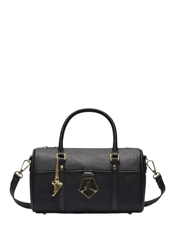 JORDAN Core Monogram Mini Luggage Bag - Black