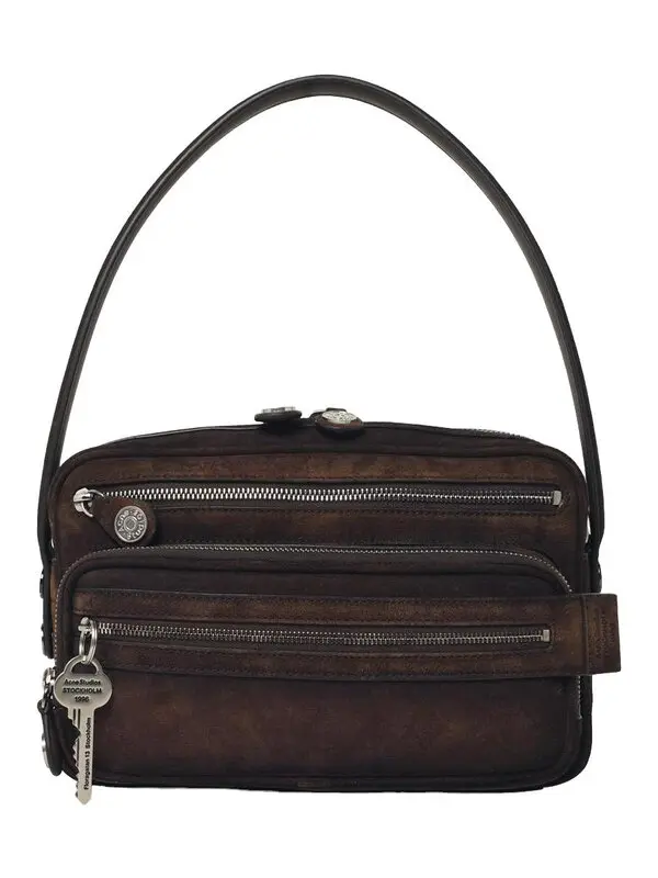 Acne Studios Camero Party' Suede Bag - Brown
