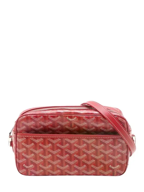 Goyard 2000-2026 Goyardine Sac Cap Vert Crossbody Bag - Red