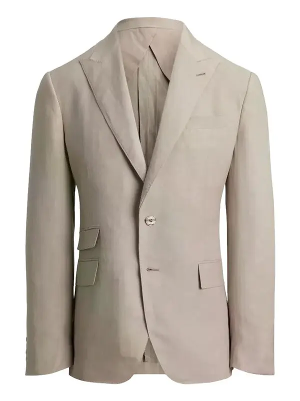 Ralph Lauren Purple Label Kent Single-breasted Blazer - Neutrals