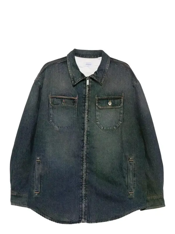 Off-White Zip-fastening Shirt - Blue
