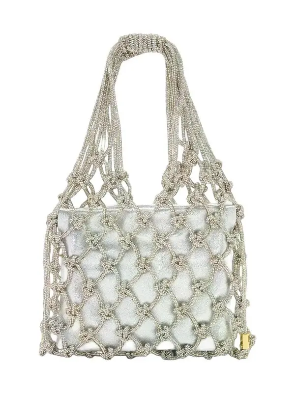 HIBOURAMA Carrie Crystal-embellished Tote Bag - Silver