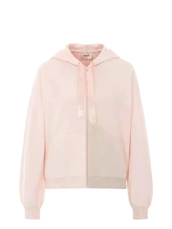 Repetto Satin-ribbon Hoodie - Pink