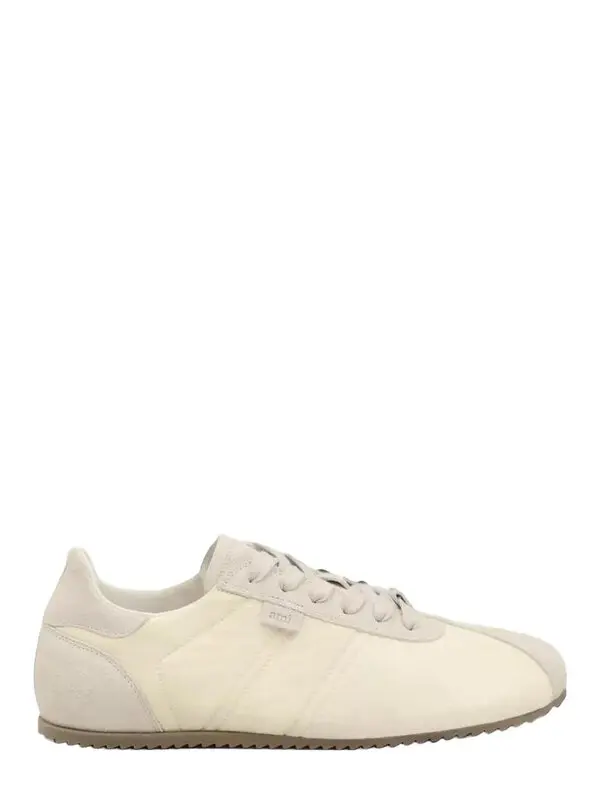 AMI Paris Soft Lace-up Sneakers - Neutrals