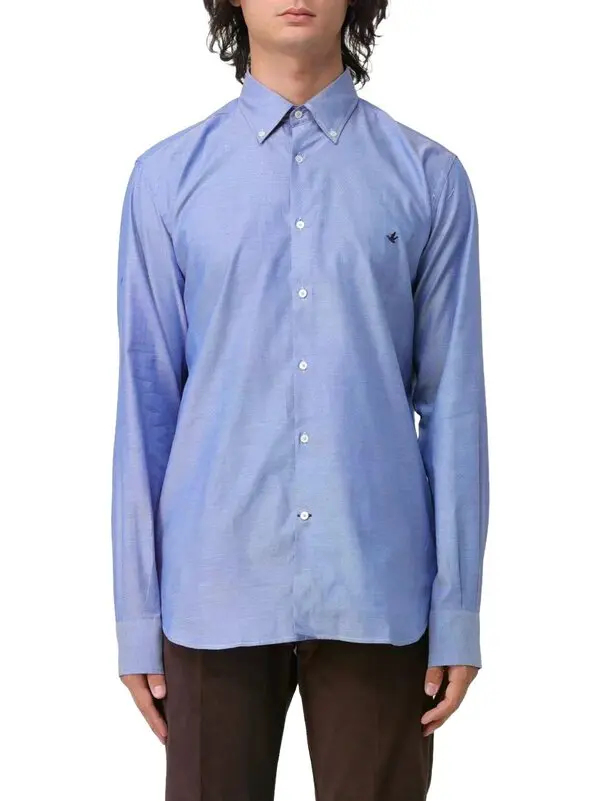 BROOKSFIELD Button-down Oxford Shirt - Blue