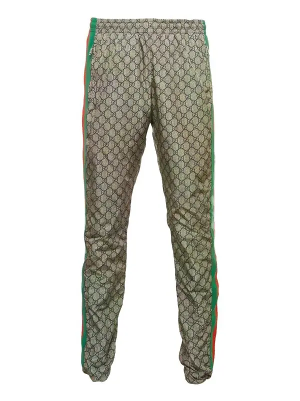 Gucci Gg Supreme Track Pants - Grey