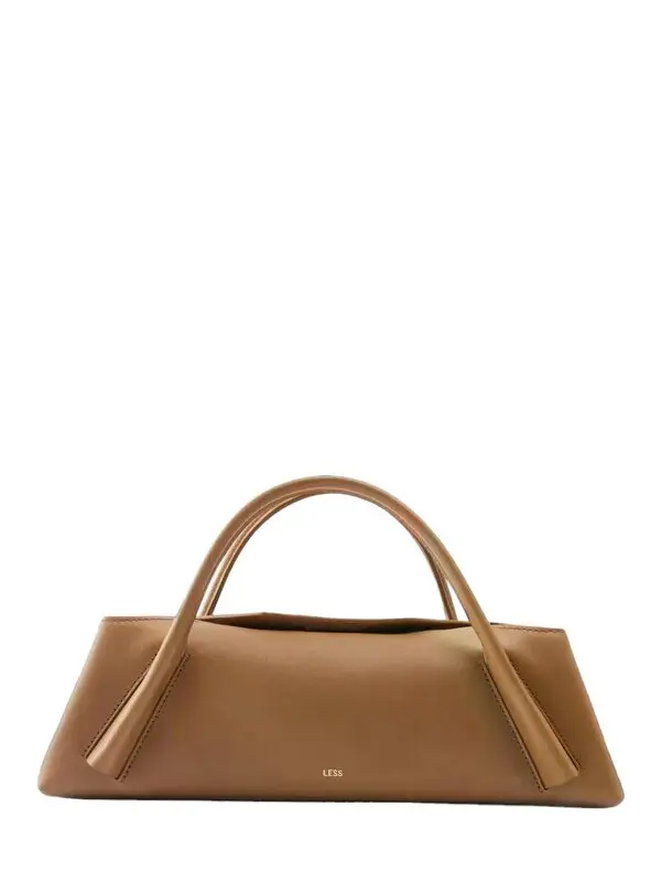 LESS Glossy Tote Bag - Brown