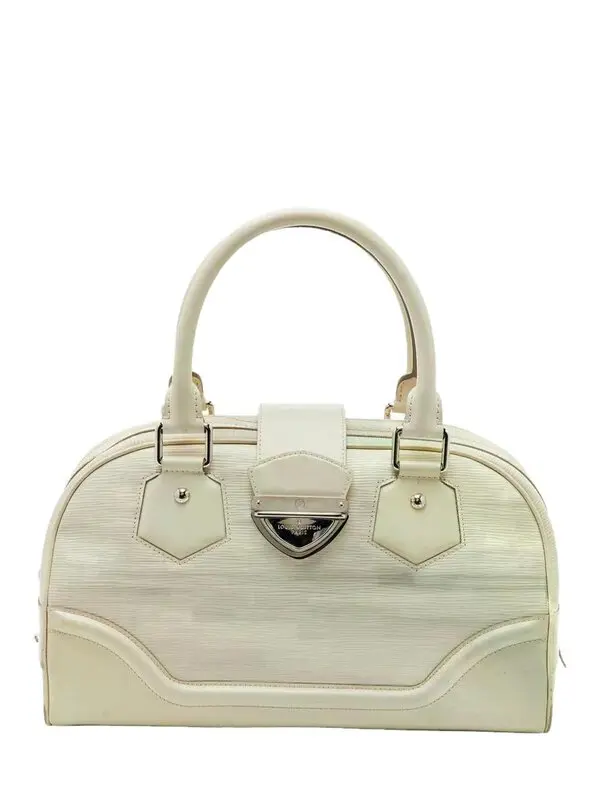 LOUIS VUITTON 2008 Gm Montaigne Logo-plaque Tote Bag - Neutrals