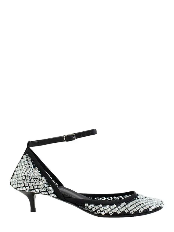 Christopher Esber Minette Bezeled Ballet Mary Jane Heel - Black