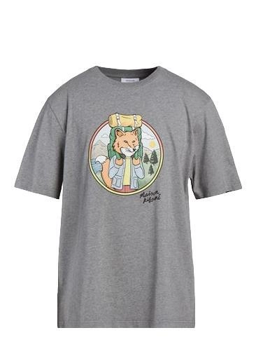 Maison Kitsuné T-shirt Size Cotton - Grey