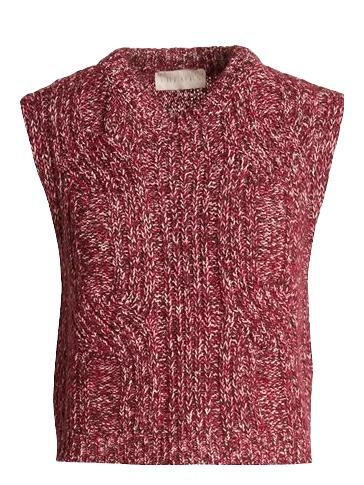 I BLUES Sweater Size Cotton, Polyacrylic, Acrylic, Wool - Red