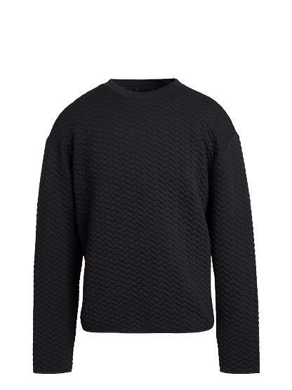 Emporio Armani Sweatshirt Midnight Size Polyester, Cotton, Elastane - Blue