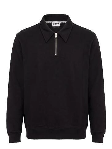 BERNA Polo Shirt Chocolate Size Cotton, Polyester - Black