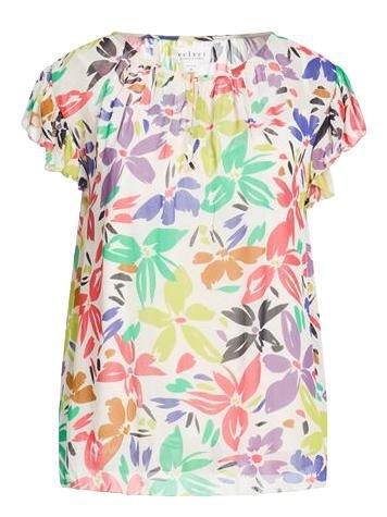 Velvet By Graham & Spencer Top Size Viscose - Pink