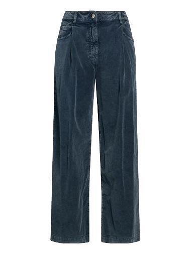 Peserico Pants Size Cotton - Navy