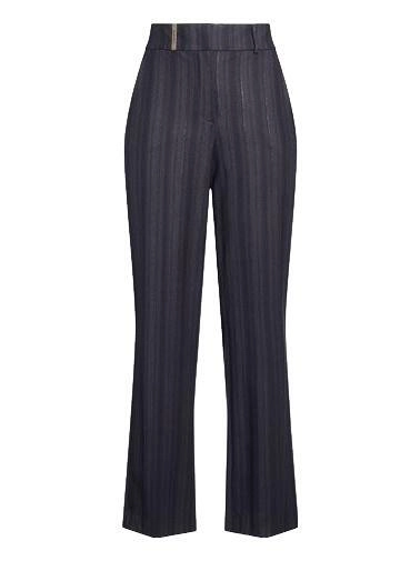 Peserico Pants Size Virgin Wool, Elastane, Viscose, Polyester, Polyamide - Blue