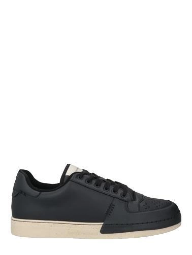 Emporio Armani Sneakers Midnight Size Leather - Blue