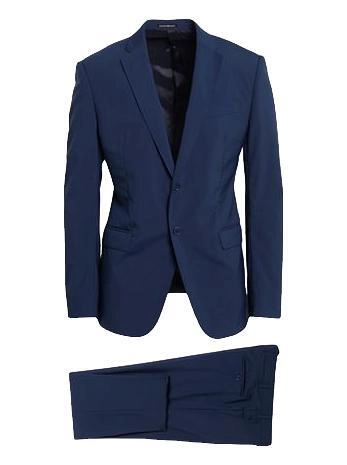 Emporio Armani Suit Size Virgin Wool, Polyester, Elastane - Navy
