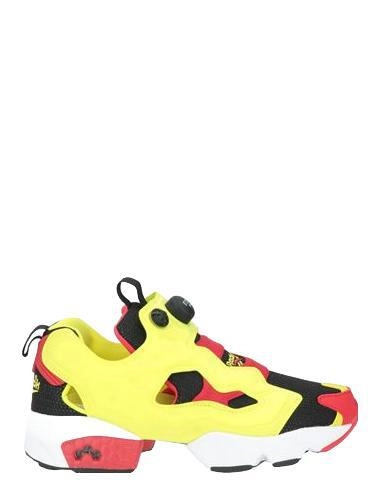 REEBOK Instapump Fury Sneakers Size Textile Fibers, Synthetic Material - Yellow