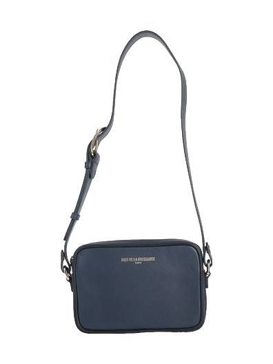 INES DE LA FRESSANGE PARIS Shoulder Bag Midnight Leather - Blue