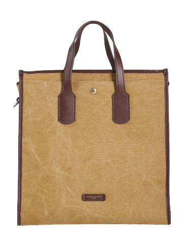 GIANNI CHIARINI Handbag Marigold Cotton, Cow Leather - Yellow