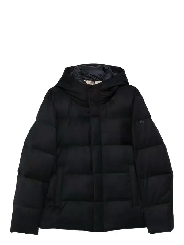 DUNO Winsor Hooded Quilted Jacket - Blue