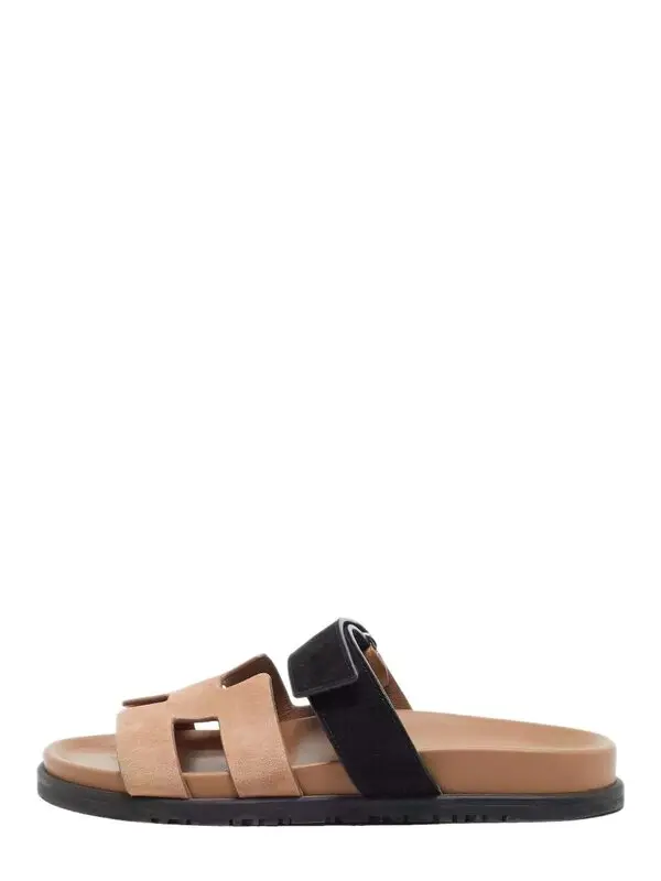 Hermès Chypre Cut-out Sandals - Neutrals