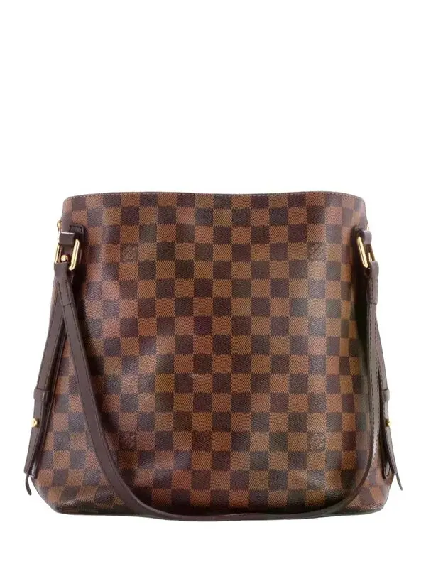 LOUIS VUITTON Cabas Rivington Damier Shoulder Bag - Brown